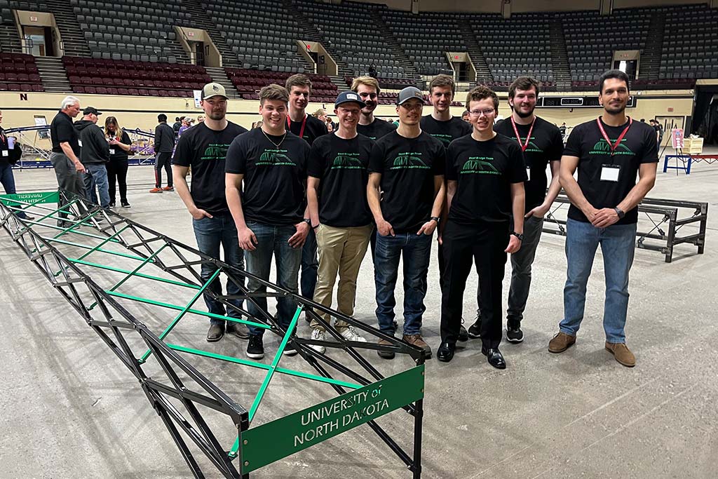 UND Steel Bridge Team takes home honors at regional competition ...