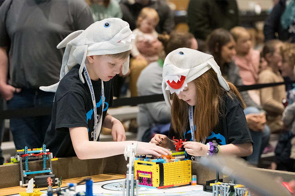 The 2025 LEGO champs of North Dakota - College of Engineering & Mines