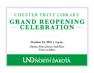 Renovation Update - Chester Fritz Library Updates
