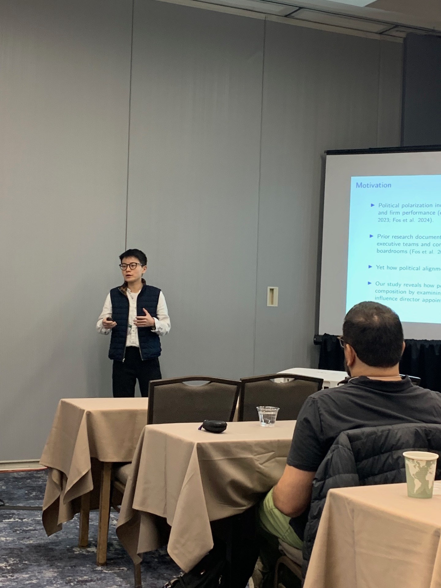 Dr. Ruiyao Zhu and Prof. Chih Ming Tan presented papers at separate ...