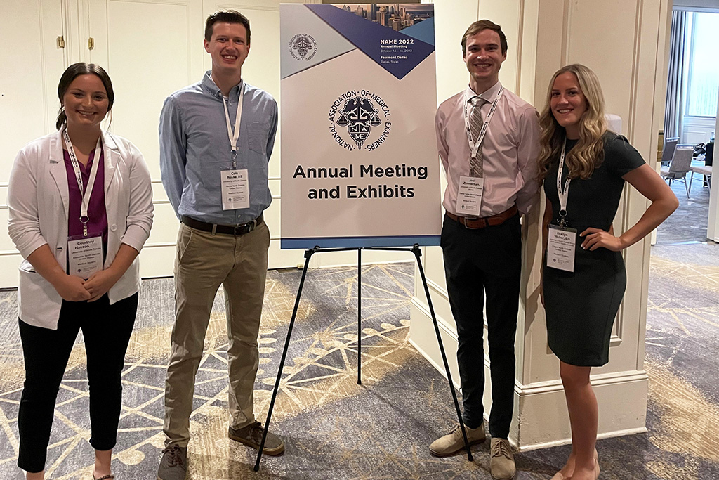 Medical students present at National Association of Medical Examiners ...
