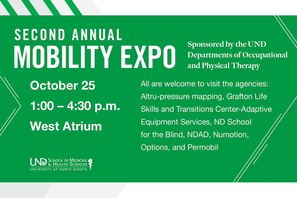 OT and PT departments to host second annual Mobility Expo Oct. 25 - For ...