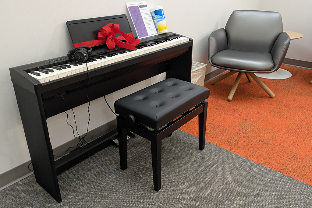 Piano donated to SMHS Grand Forks building - For Your Health