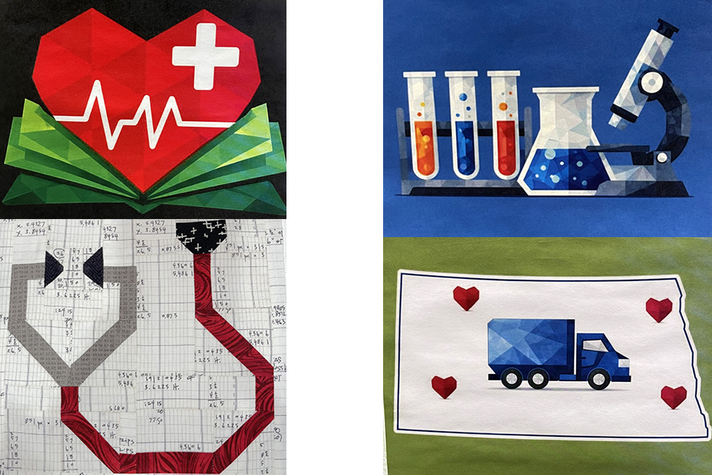 Thank you, quilt square designers! - For Your Health