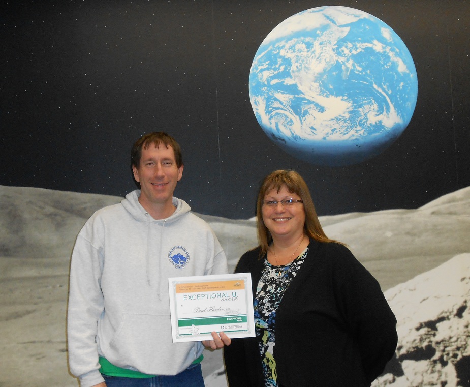 Dr. Hardersen Receives EXCEPTIONAL U Award - John D. Odegard School of ...