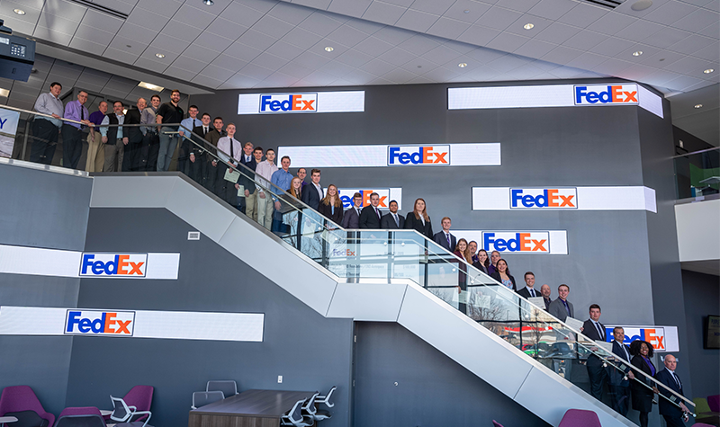 FedEx hand-delivers scholarships - John D. Odegard School of Aerospace ...