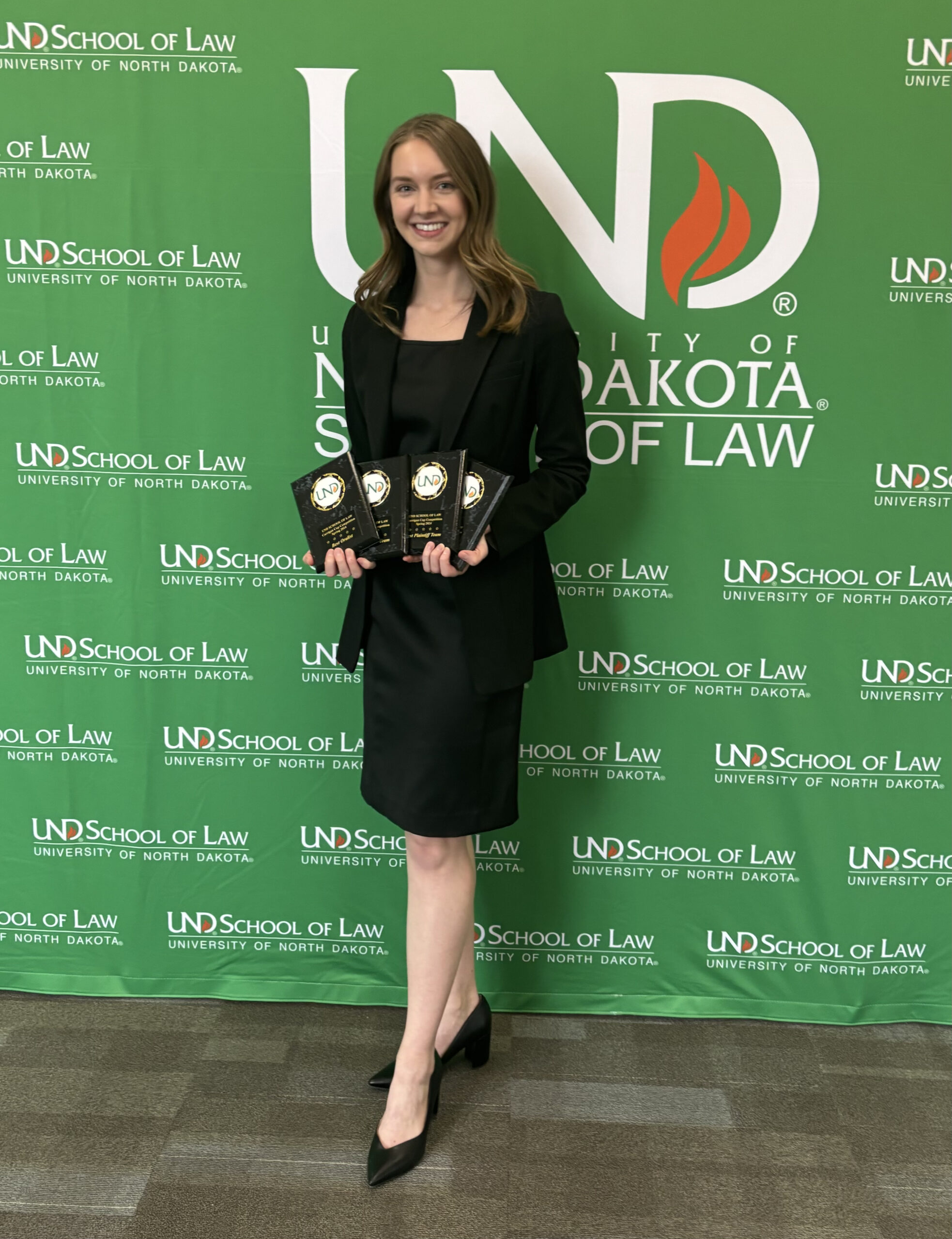 Third-year Law Students, AnneMarie Studer and Emerson Solemsaas, Sweep ...