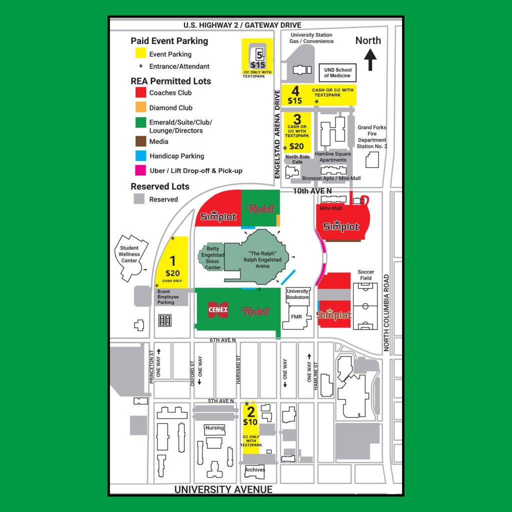 Event Parking - UND Home Hockey Games - Parking Updates