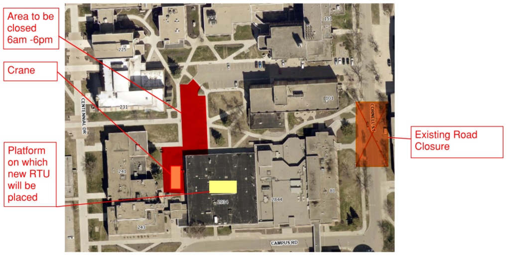 Partial Parking Lot closure - Parking Updates