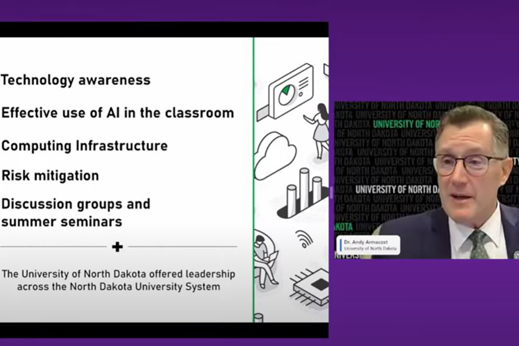 President Armacost delivers keynote at Artificial Intelligence Summit ...