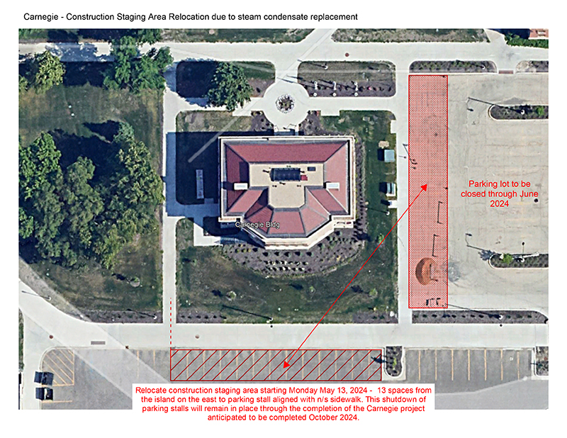 Carnegie Hall construction staging area relocating to south lot ...