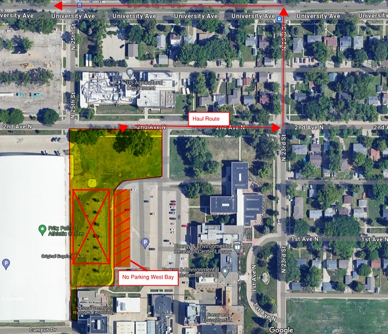 Partial closure of EERC parking lot starts this week - University Letter