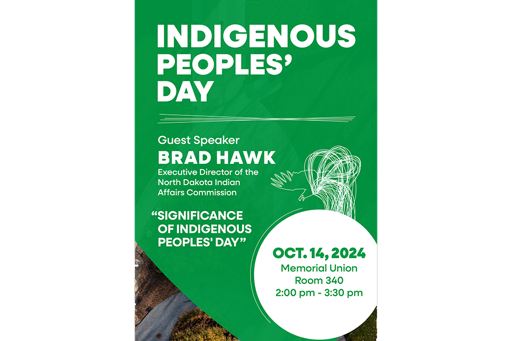 Guest speaker invited to campus for Indigenous Peoples’ Day on Oct. 14 ...