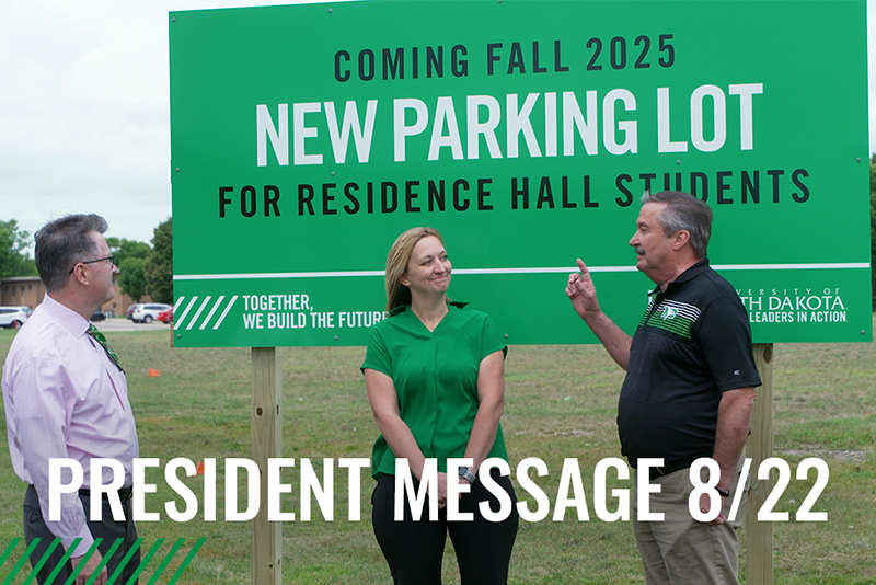 Aug. 22 video message from President Armacost - University Letter