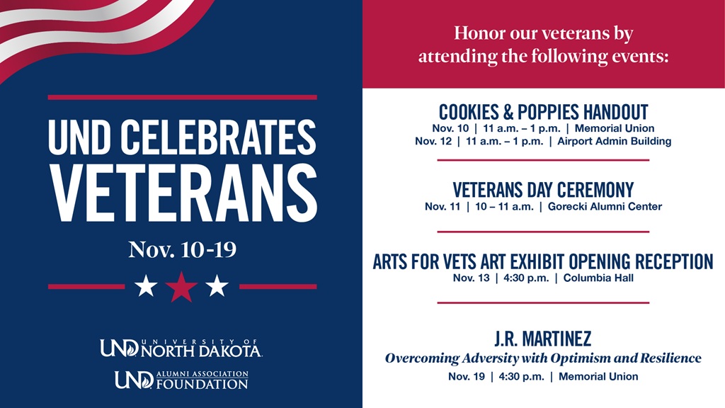 UND to celebrate Veterans Day Week - University Letter