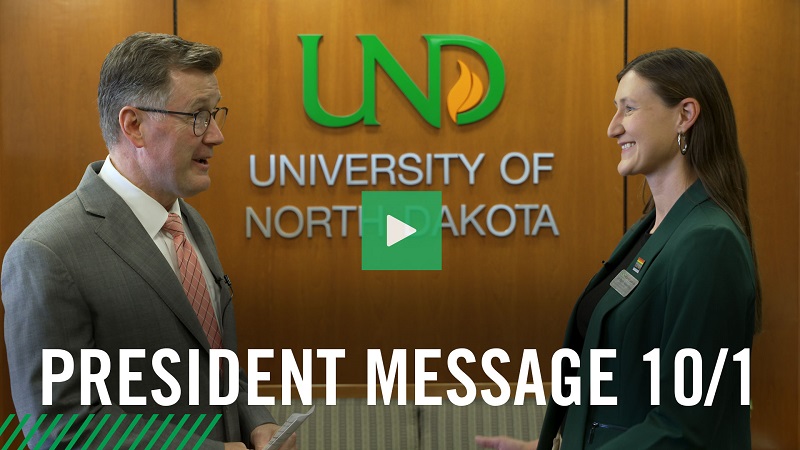 Oct. 1 video message from President Armacost - University Letter
