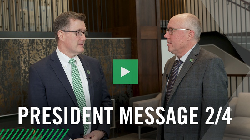 Feb. 4 video message from President Armacost - University Letter