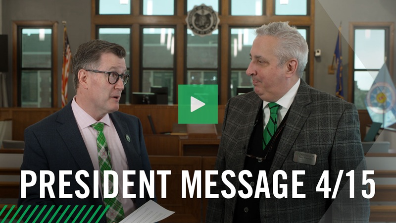 April 15 video message from President Armacost - University Letter