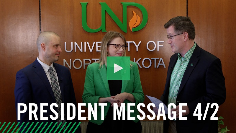 April 2 video message from President Armacost - University Letter