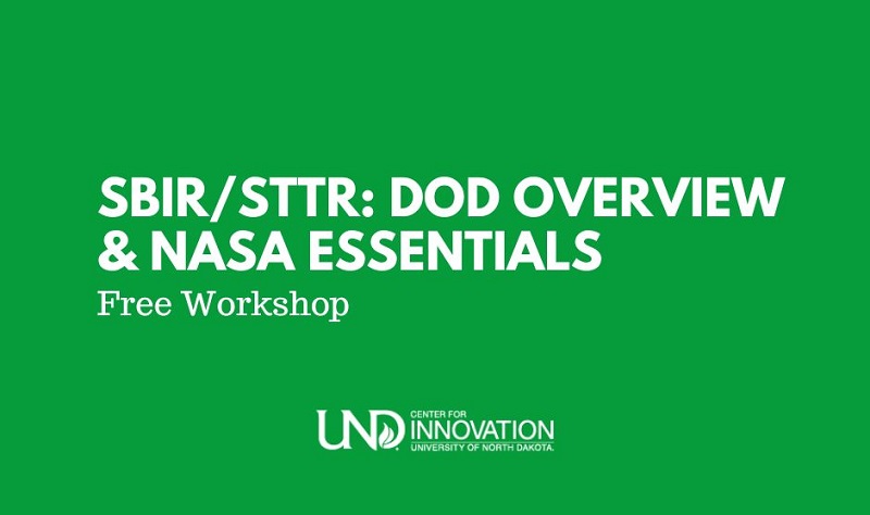 SBIR/STTR Workshop: DOD Overview & NASA Essentials is Oct. 24 ...