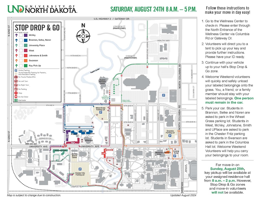 Welcome Weekend Move-In starts Saturday, Aug. 24 - University Letter
