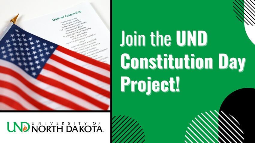Invitation to participate in the UND Constitution Day Project ...