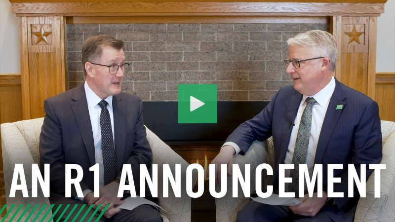 President Message: UND now classified as R1 research institution ...