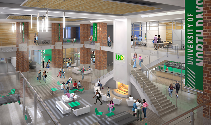 Sneak peek shows spectacular Memorial Union taking shape - UND Today