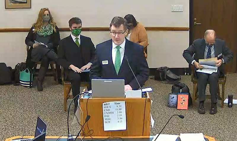 UND makes its case to North Dakota Legislature - UND Today