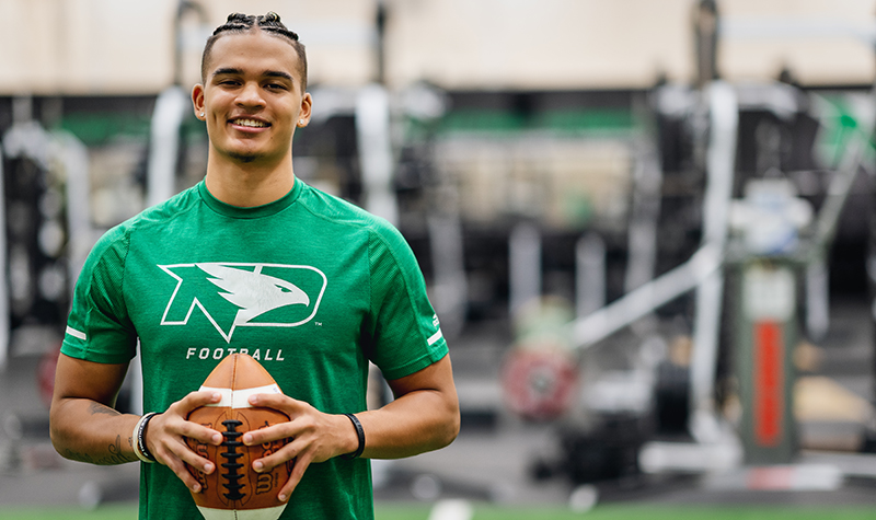 Jacob Odom finds his voice at UND - UND Today