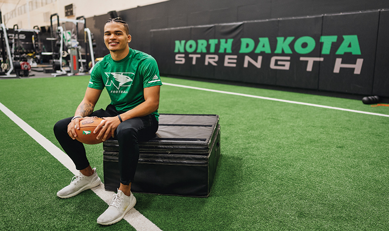 Jacob Odom finds his voice at UND - UND Today