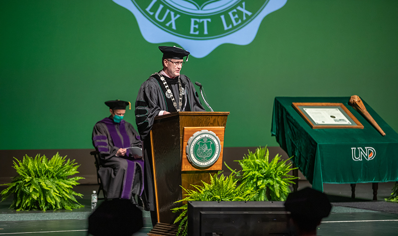President Andy Armacost will preside over Aug. 6 summer commencement ...
