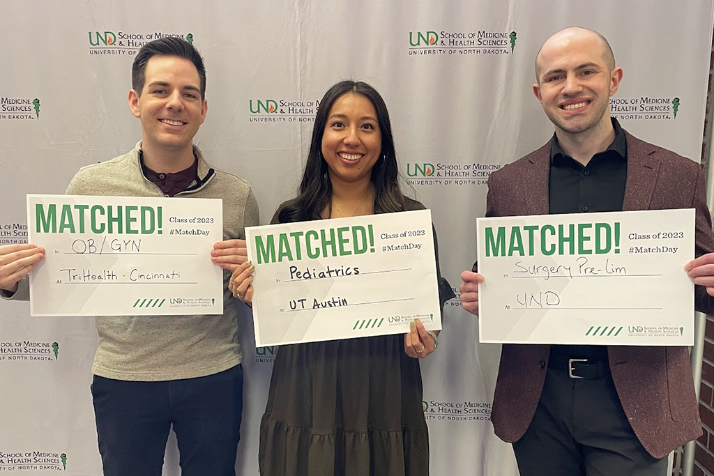 UND medical students celebrate Match Day 2023 - UND Today