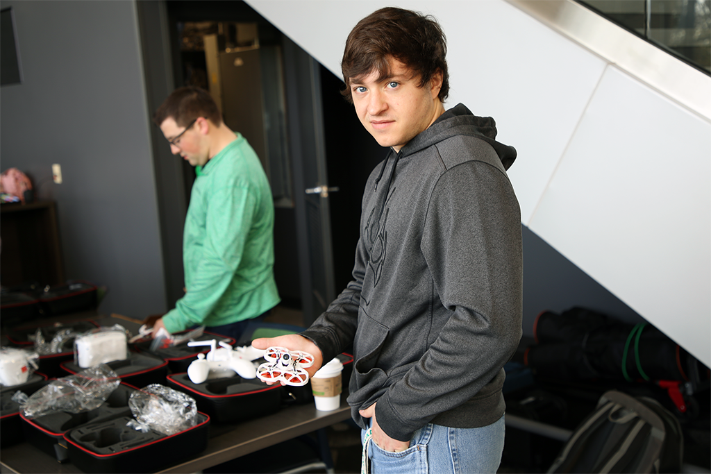 High schools visit UND for a UAV Grand Prix - UND Today