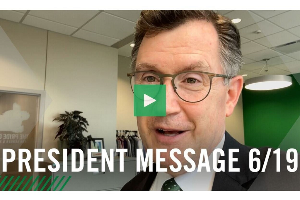 VIDEO: President Armacost celebrates Juneteenth, Pride - UND Today