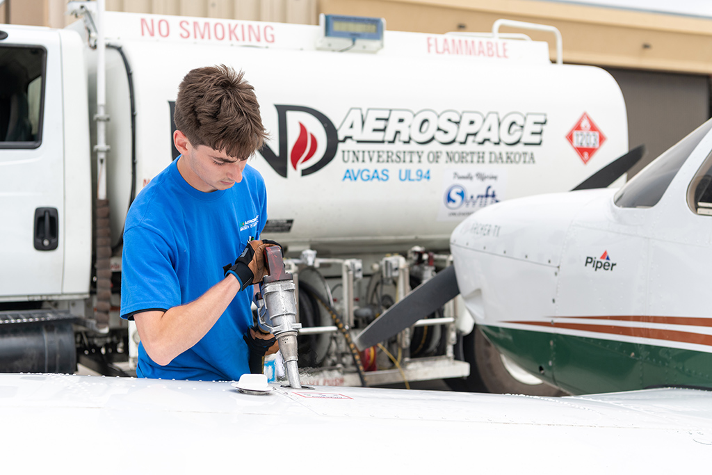 UND Aerospace makes transition to unleaded aviation fuel - UND Today