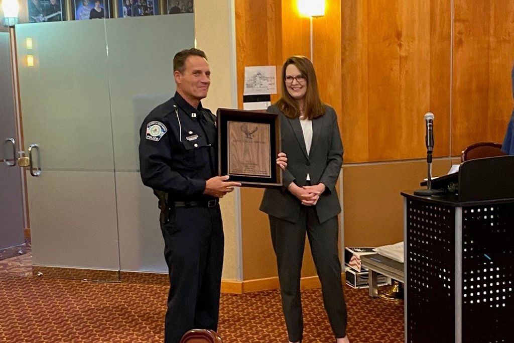 UND Police Capt. Tracy Meidinger given statewide award - UND Today