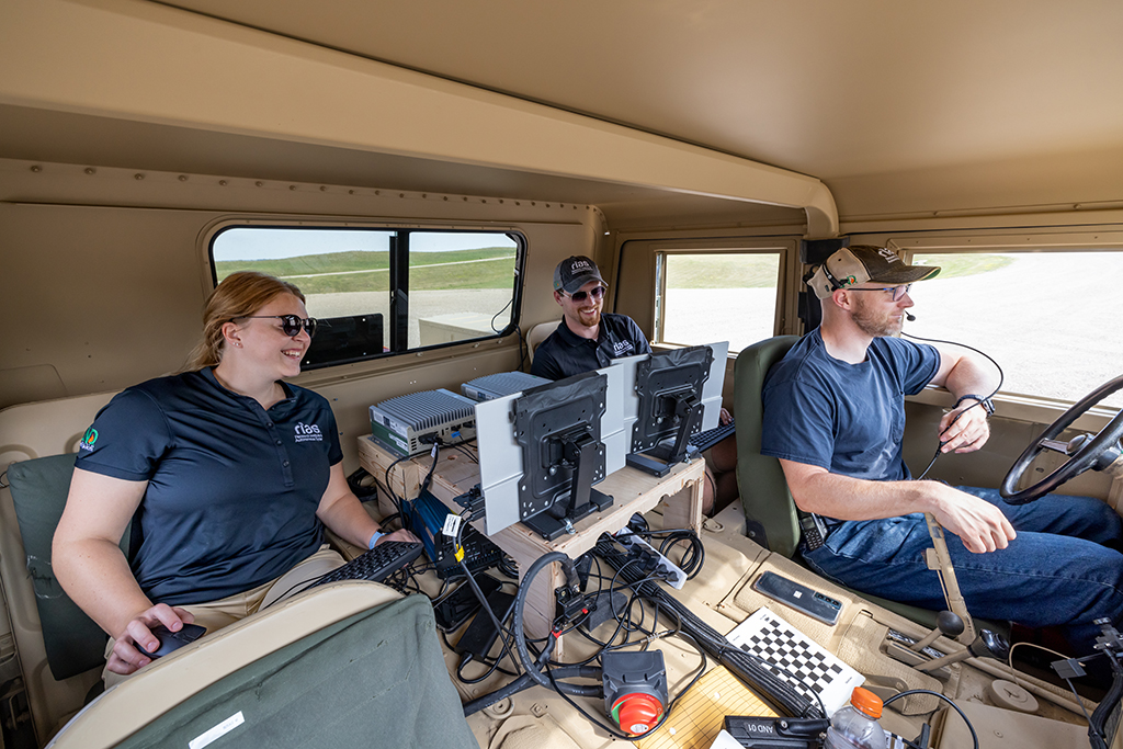 UND puts Humvee through its paces, assisted by minivan mom: Me - UND Today