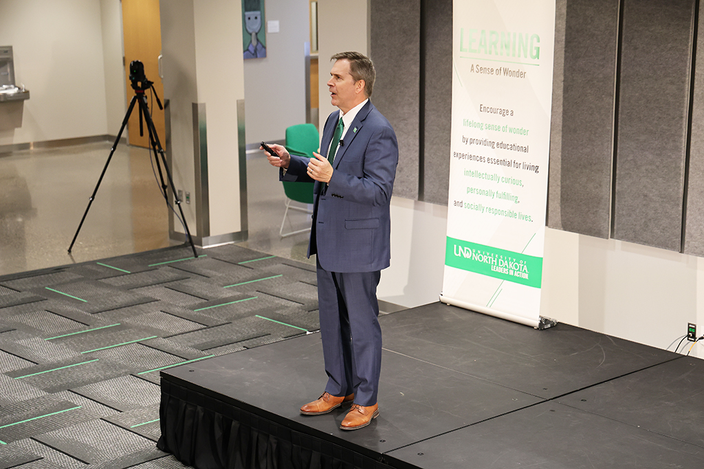 UND’s provost draws leadership principles from literature - UND Today