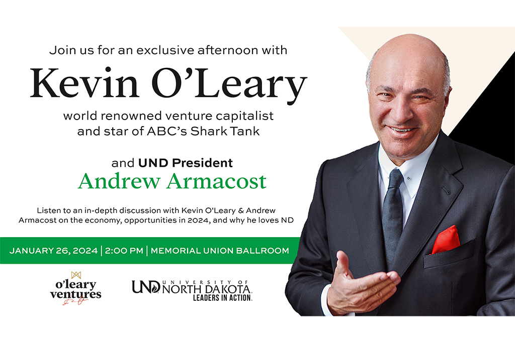‘Mr. Wonderful’ Kevin O’Leary coming to UND - UND Today