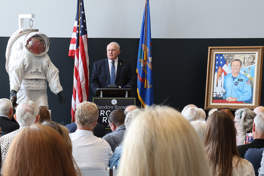 Jim Buchli, first North Dakotan in space, honored with Rough Rider ...
