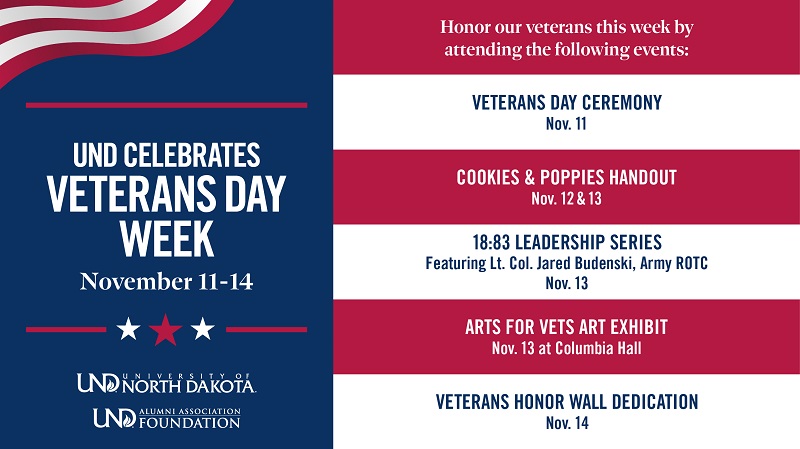 A guide to Veterans Day, Veterans Week events - UND Today