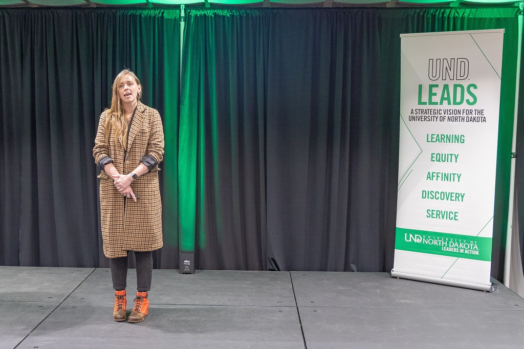 Anna Kinney: ‘Celebrate your voice’ - UND Today