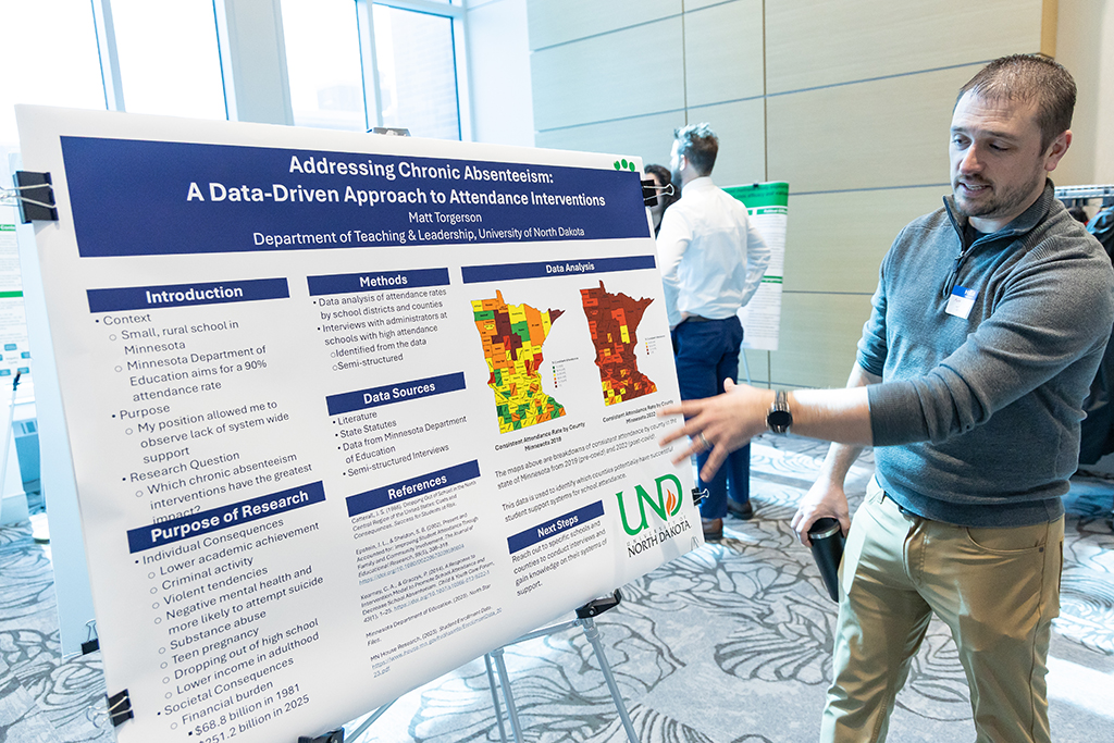 Education research: Posters on the leading edge - UND Today