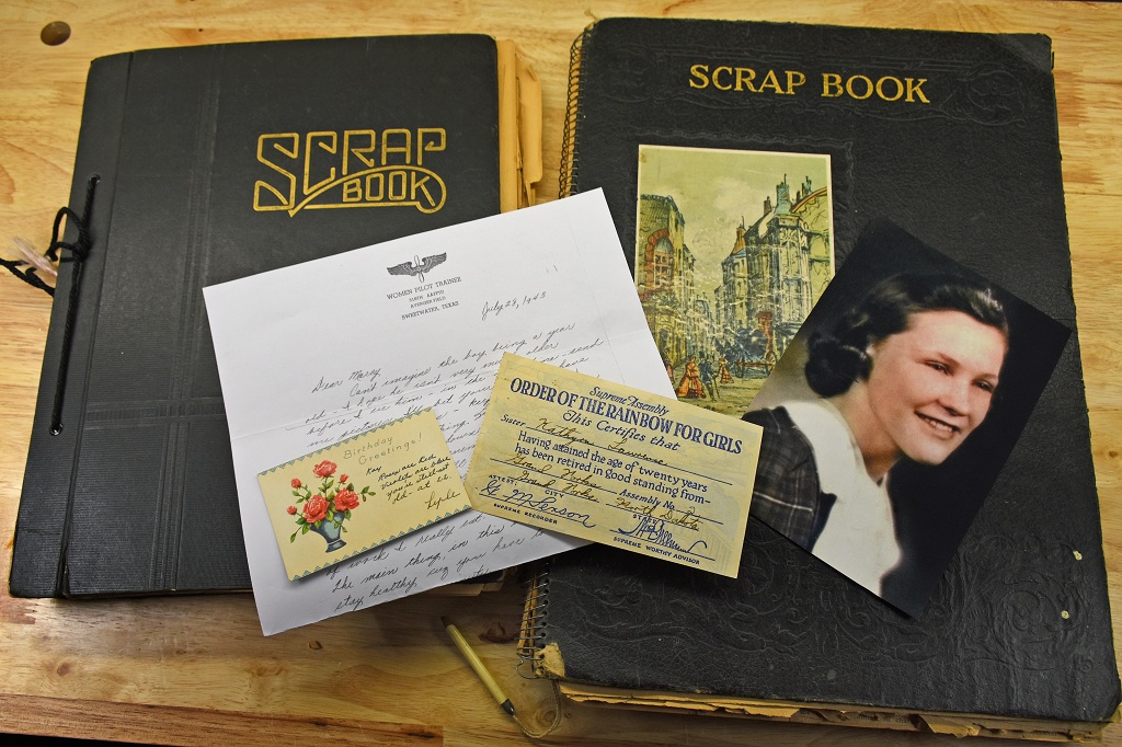 Scrapbooks reveal lives of UND’s first two women aviation students ...
