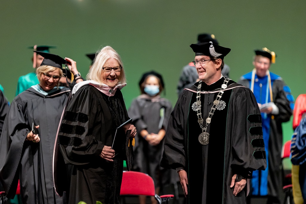A look back: UND awards honorary degree to Marilyn Hagerty - UND Today