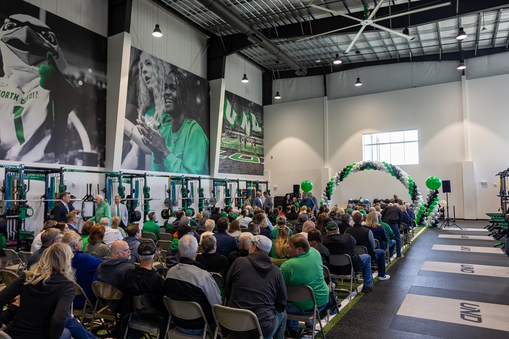 UND celebrates grand opening of Nodak Insurance Company Sports ...